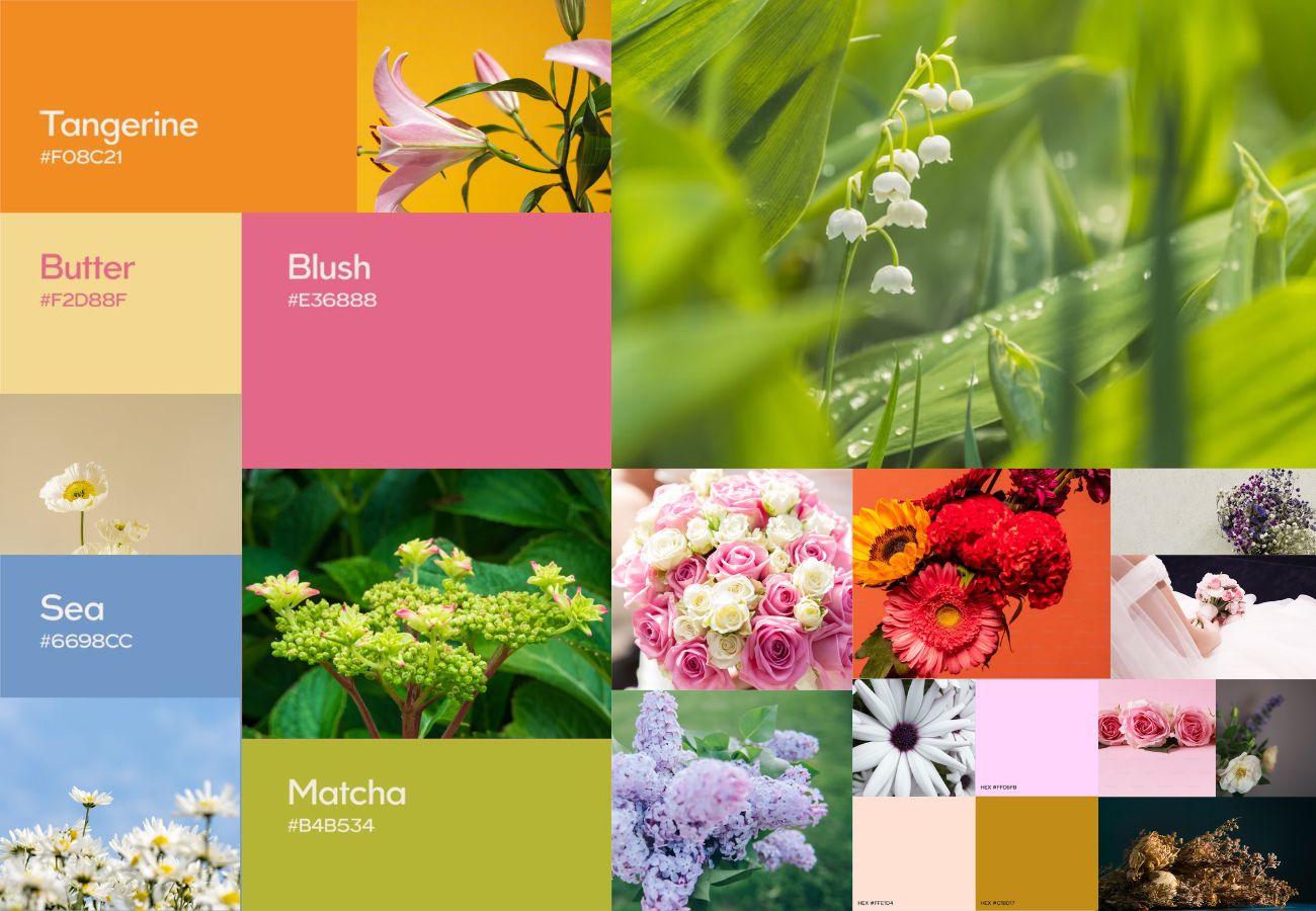 Mood boards, but make it bloom (intentional floral design for your next ...